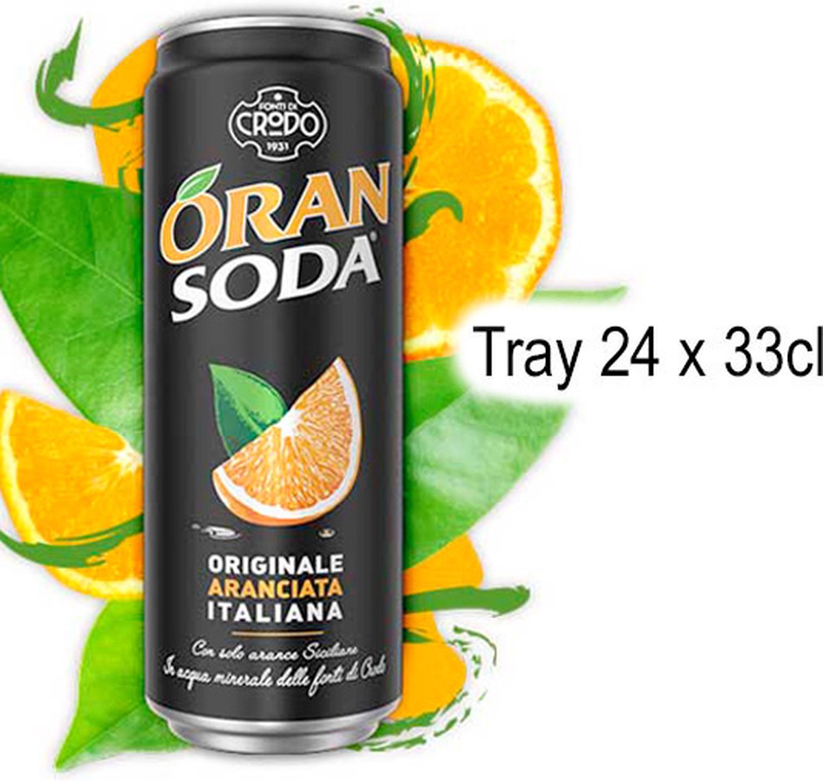 OranSoda 33cl - Tray 24 stuks - Oran Soda - Frisdrank | bol
