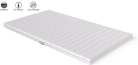 Toppermatras 120 x 200 - Topper Hotel XXL - Koudschuim HR55 9cm dik ...