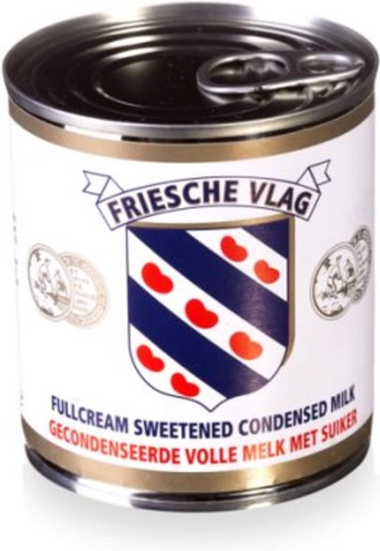 Friesche Vlag Volle melk met suiker gecondenseerd 12x397gr blik | bol
