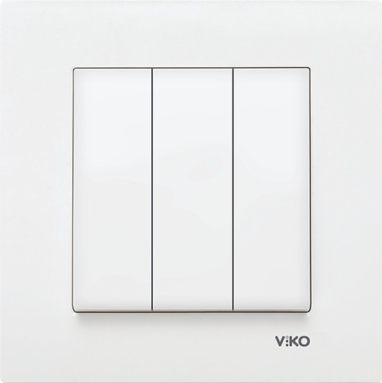 Panasonic Série Viko switch 3 lignes - Wit- Complet | bol.com