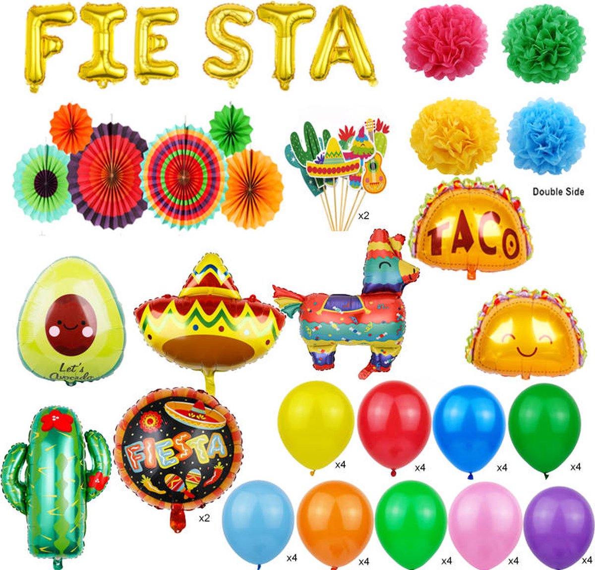 Joya Party® Mexicaans Feest Versiering met Thema Fiesta | Cactus ...