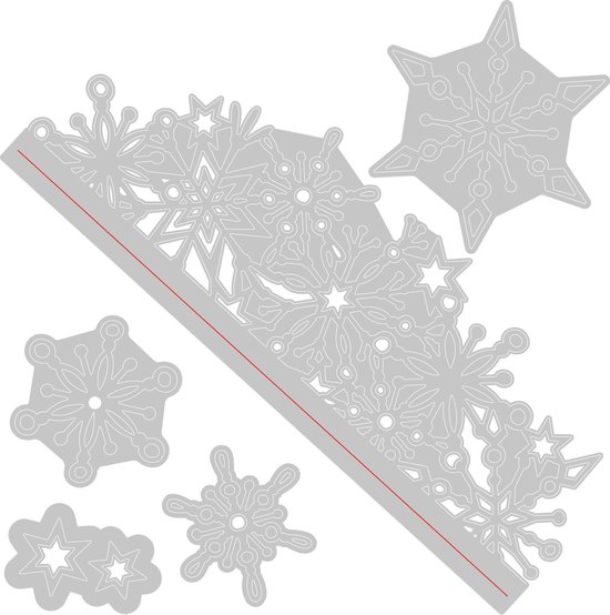 Sizzix Thinlits Snijmallen Snowflake Edge | bol