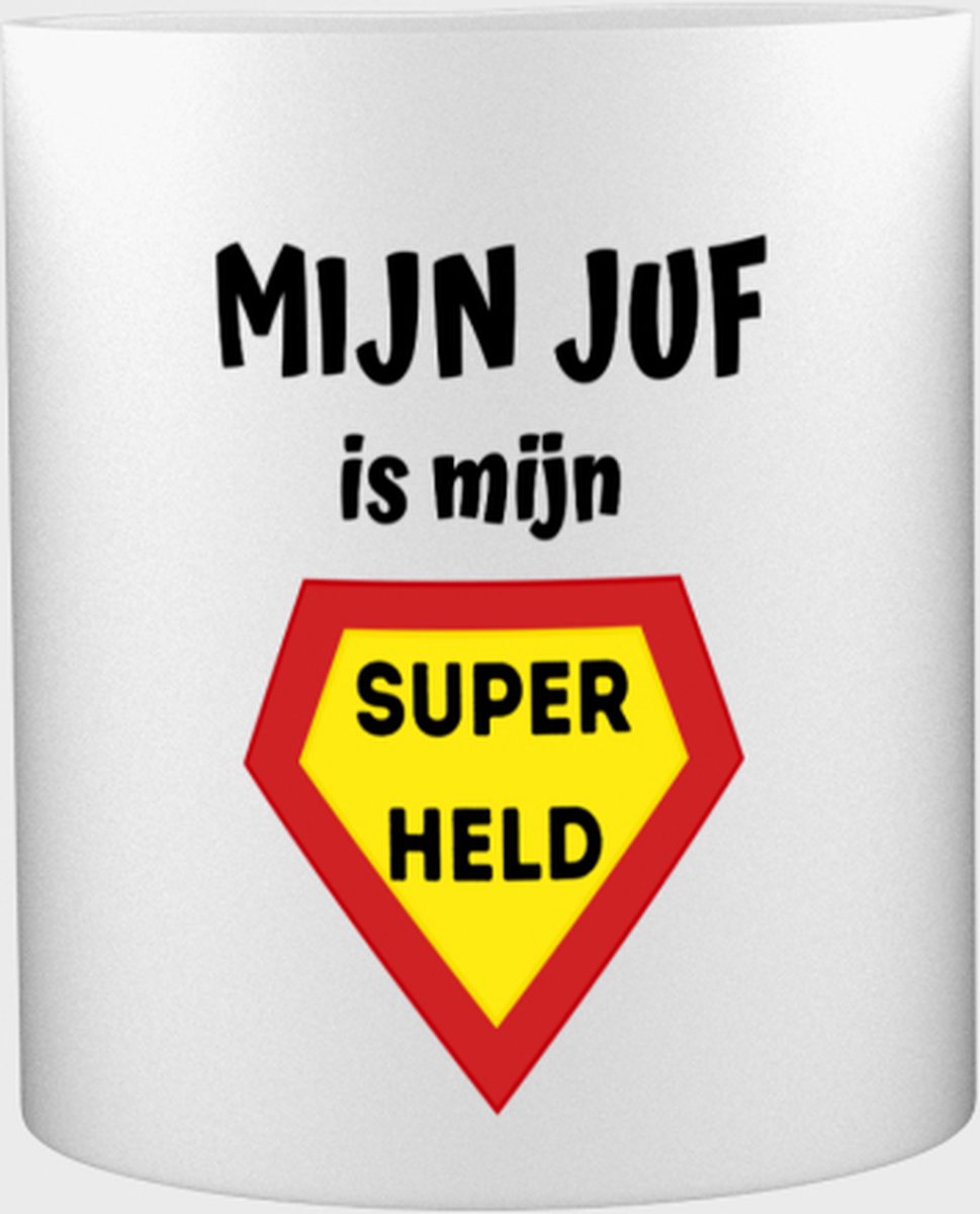 Akyol - mijn juf is mijn superheld Mok met opdruk - juf - super juf ...