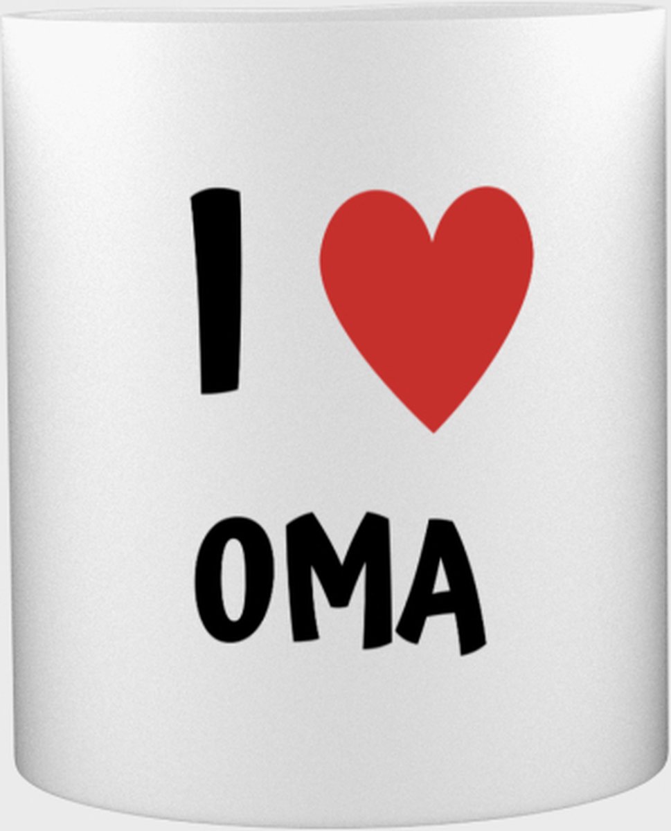 Akyol - I love oma Mok met opdruk - oma - de liefste oma - verjaardag - cadeautje voor... | bol.com