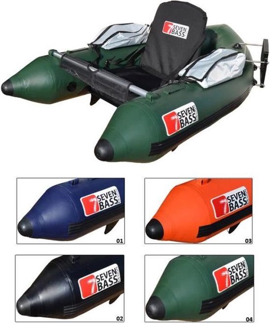 SEVEN BASS - FLOAT TUBE HYBRID SKULLWAY 1.70M - BLAUW | bol