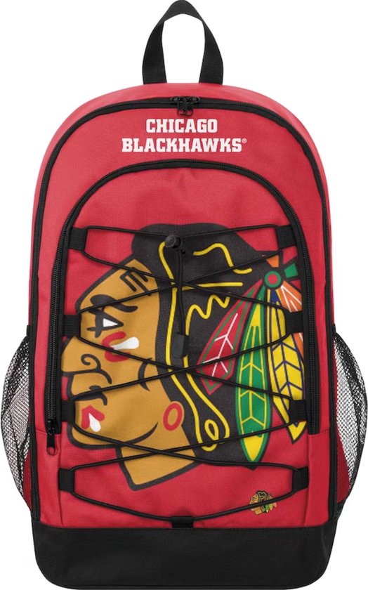 FOCO NHL Groot Logo Bungee Rugzak Team Chicago Blackhawks | bol