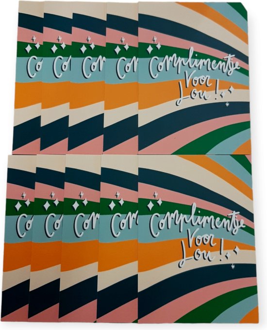 Complimentje voor jou - complimentenkaartjes - complimenten - A6 ...