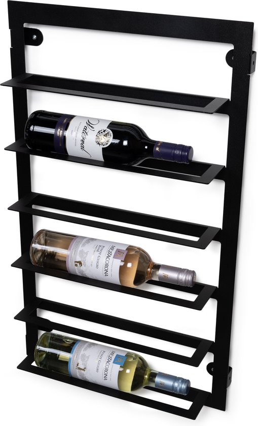 Blackwell Wijnrek - voor 6 flessen - Zwart | bol.com