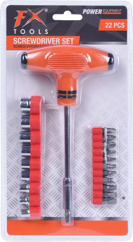 Schroevendraaierset / schroevendraaiers / bitset 22-delig - Gereedschapset voor... | bol