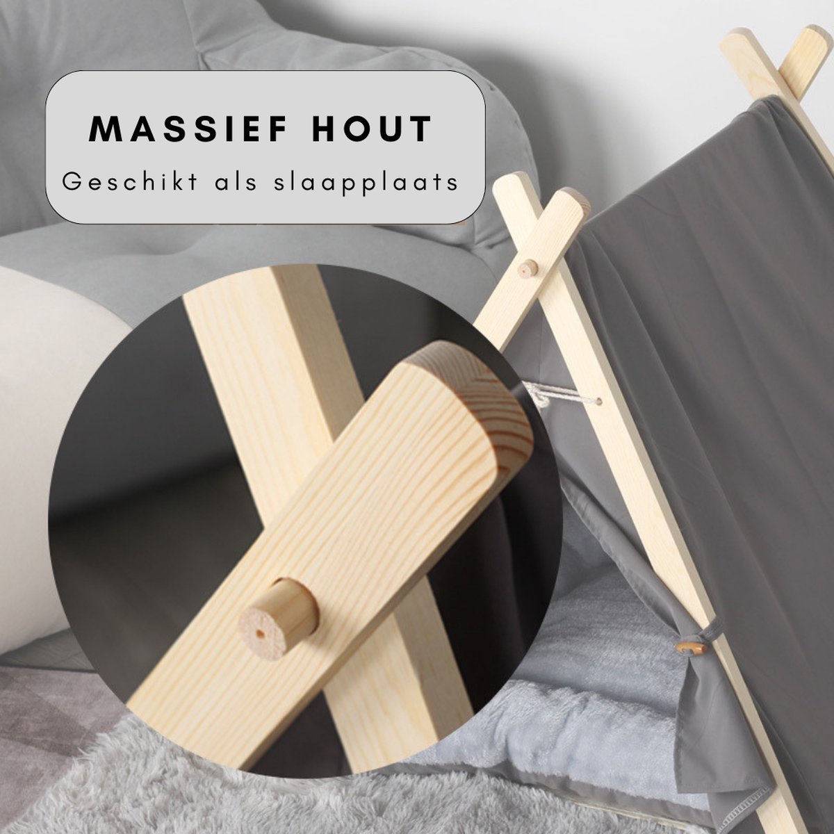 Katten tipi - Katten tent - Katten huisje - Huisdieren tent - 4 ...