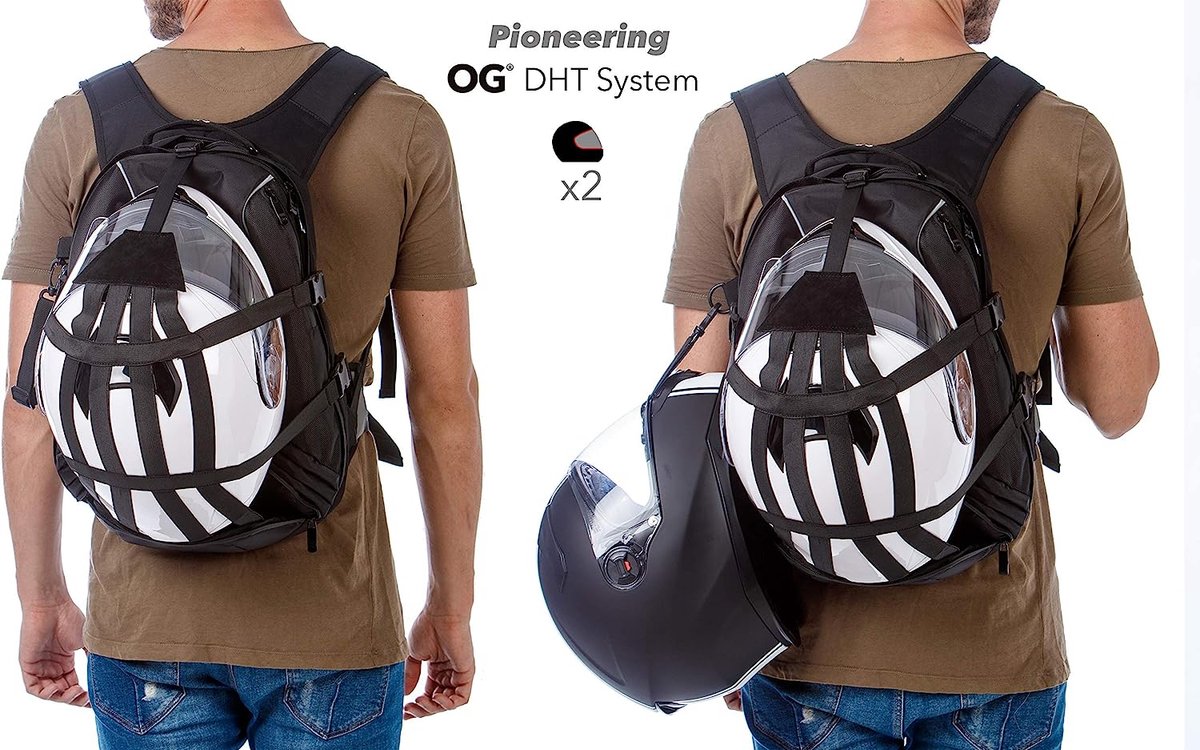 OG Original EZ-Rider Motorcycle Backpack, Black, 25 L, Motorcycle ...