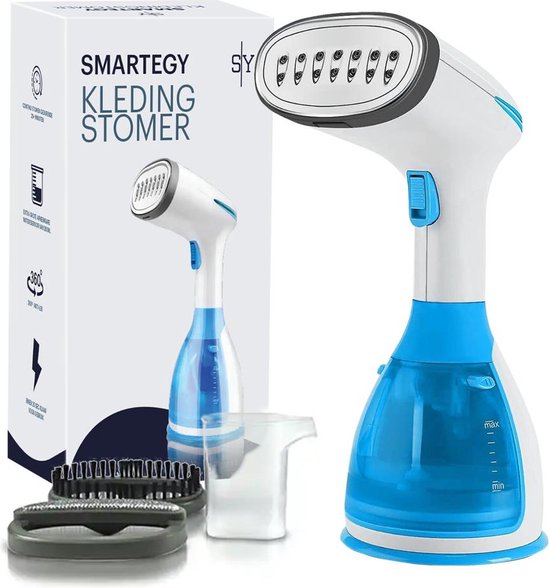 Smartegy® kledingstomer - Handstomer - Stoomreiniger - 2 Opzetbrostels - 1500W - 280ml | bol.com