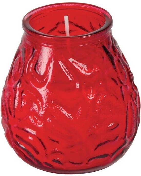 Bolsius Professional Lowboy Kaars, Rood, ( Set van 12 ) | bol