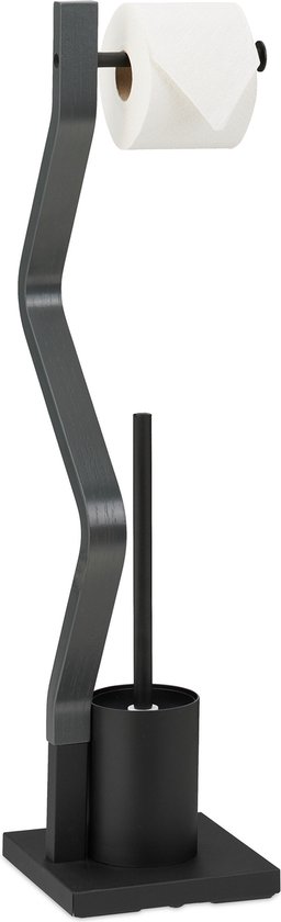 wc-rol standaard - toiletborstelhouder met borstel - staal - zonder ...