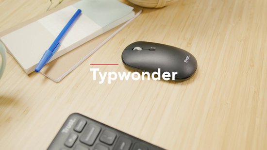Trust Lyra - Draadloos Toetsenbord - Multi connect - Oplaadbaar - Qwerty US - Blauw | bol