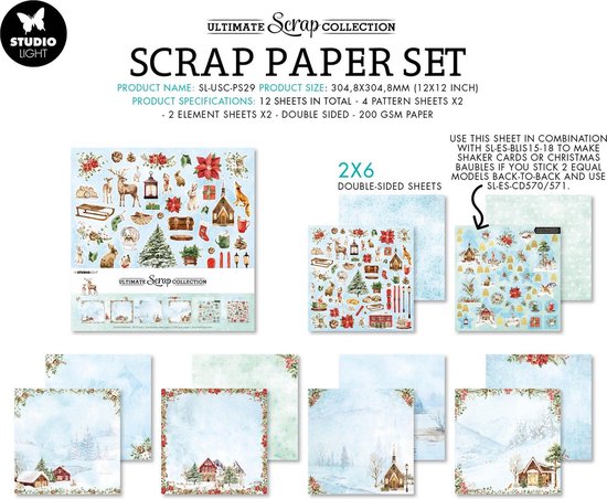 Studio Light Paper Set Ultimate scrap collection nr.29 SL-USC-PS29 304 ...