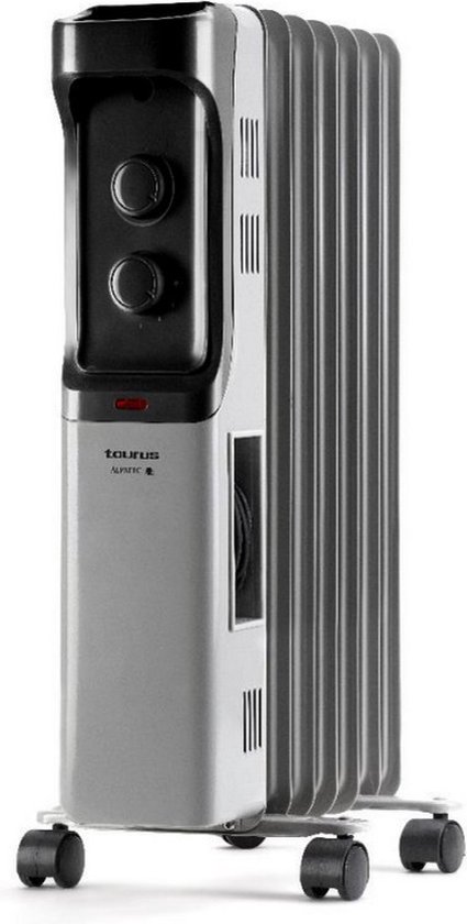 Taurus Alpatec - Olie gevulde radiator 1500w grijs/zwart - NEW DAKAR ...