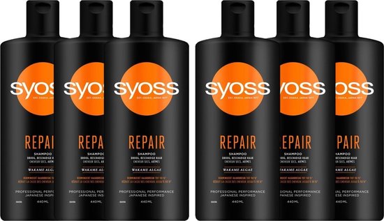 Syoss Repair Shampoo 6 x 300 ml | bol