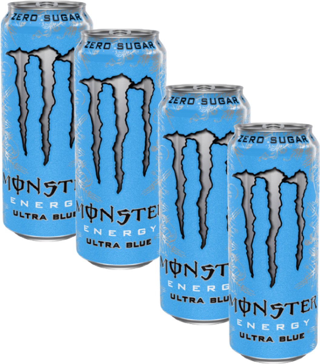 Monster Ultra Blue USA 4-Pack (4x500ml) | bol
