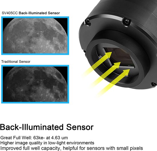 SVBony - SV405CC - Telescoopcamera Deep Sky - TEC - Gekoelde OSC-camera ...
