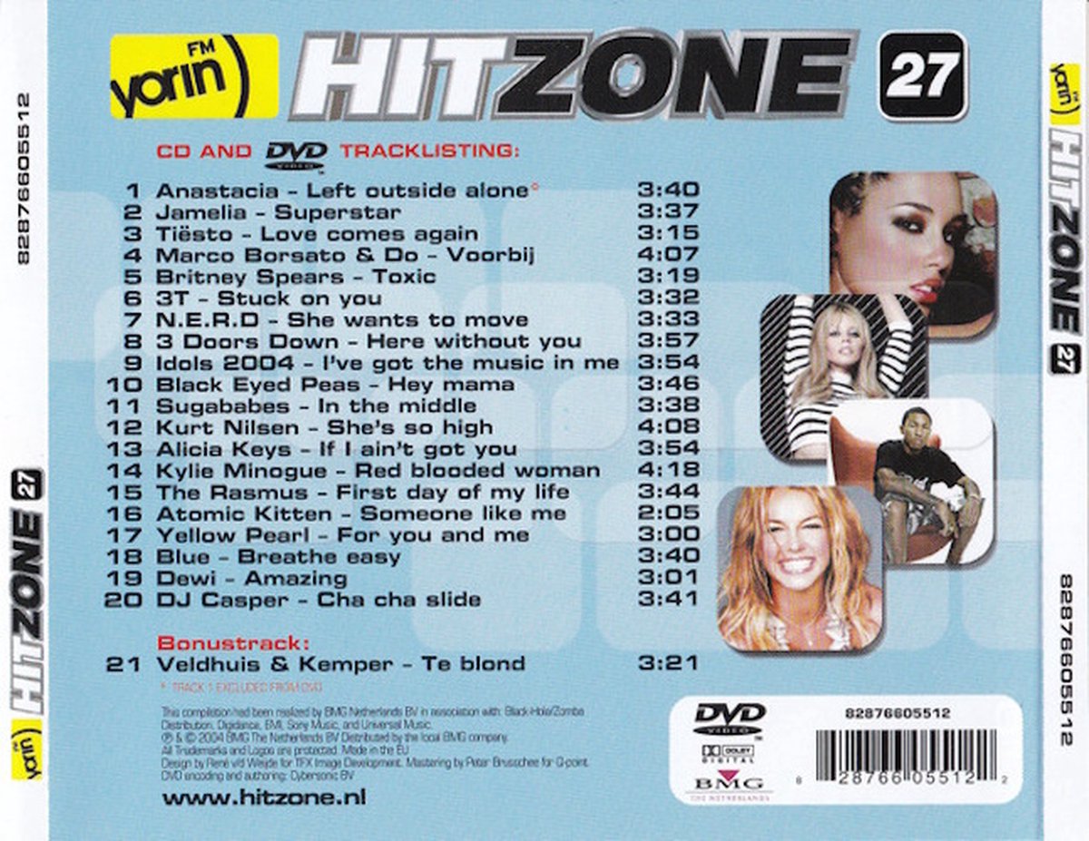 Hitzone 27 (inclusief bonus-DVD), various artists | CD (album) | Muziek | bol.com