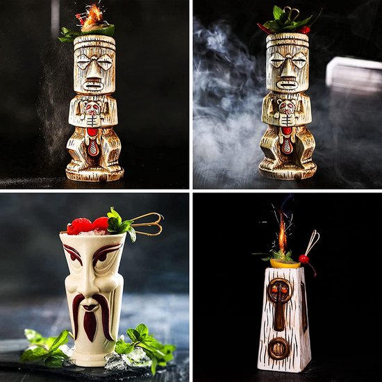 Tiki Mugs Tiki-koppen Tiki Mok Tiki Mugs Cocktailbeker Hawaii ...