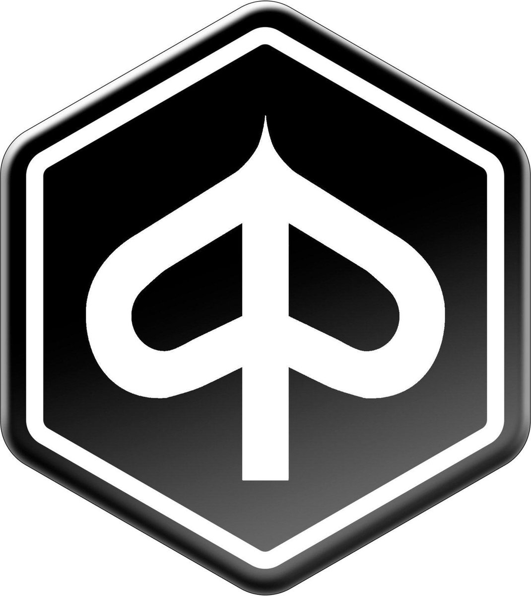 Piaggio Zip Logo Zwart - Piaggio Zip Accessoires - Embleem - Zwart | bol