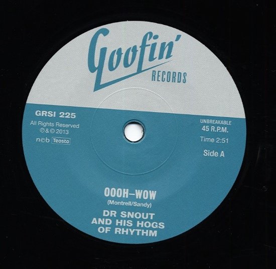 Dr. Snout And His Hogs Of Rhythm - Oooh-Wow (7" Vinyl Single), Dr ...