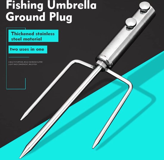 Gazonorn parasolvoet, grondpen, parasolvoet, strand, 37 cm x 3,2 cm ...