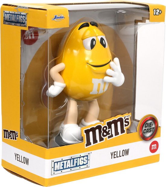 Metaal figuur - Gele M&M - Jada Metalfigs | bol