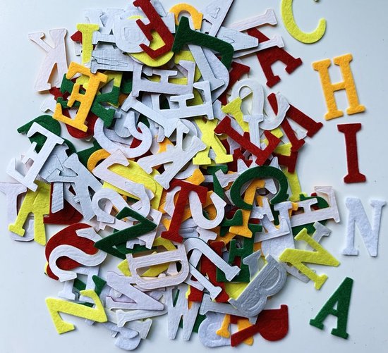 3D Eva Foam Stickers - Letters - Zelfklevend - Kleurrijk - 150 stukjes ...