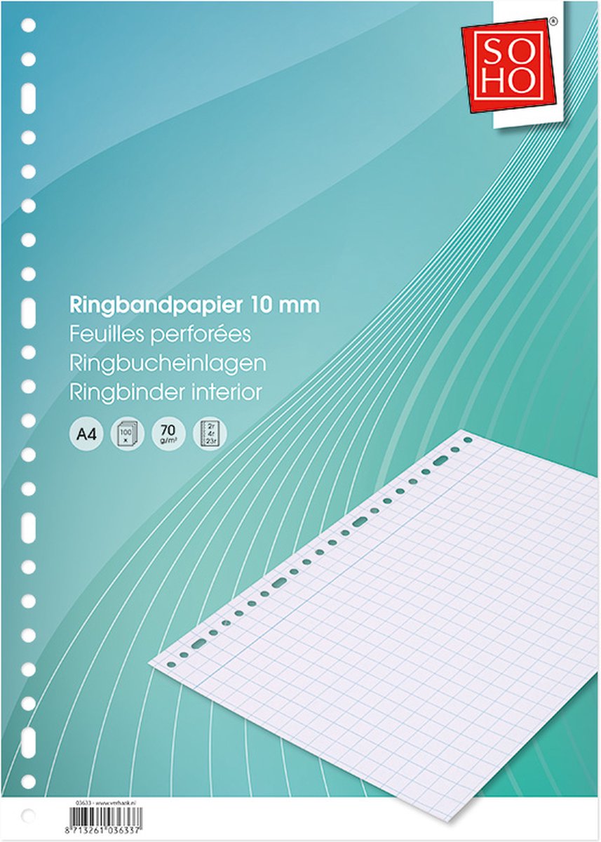 Ruitjespapier voor gestructureerd schrijven en tekenen