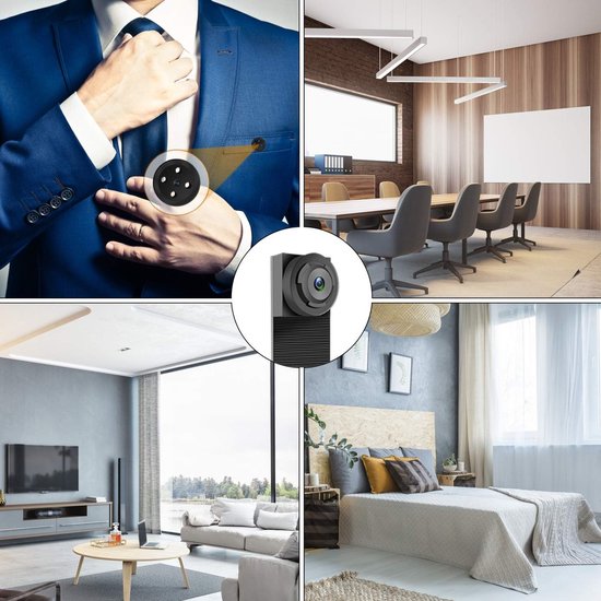 Equivera Spy Camera - Spycam - Mini Bewakingscamera - Kleine Camera ...