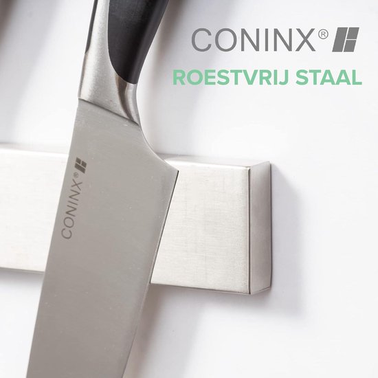 Magnetische Messenhouder RVS - Messenstrip 40 cm - Messenblok zonder ...