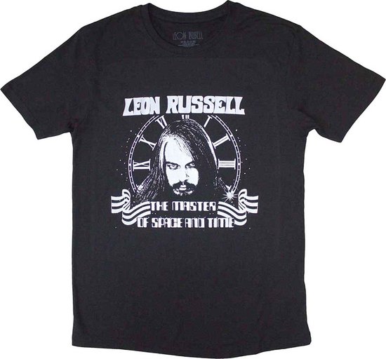 Leon Russel - Space & Time Heren T-shirt - L - Zwart | bol