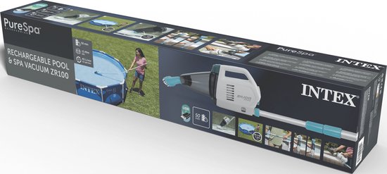 Intex ZR100 Handzaam Oplaadbare Zwembadstofzuiger - Stofzuiger | bol