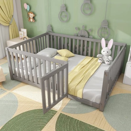 Decotopia - Bedframe - Montessori - Kinderbed - Grondbed - Speelruimte ...