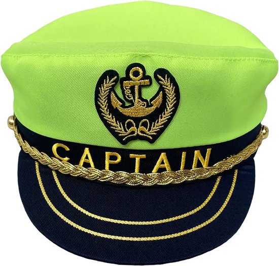 CAPTAIN Hoed Groen - Kapiteinspet voor volwassenen - Carnaval | bol