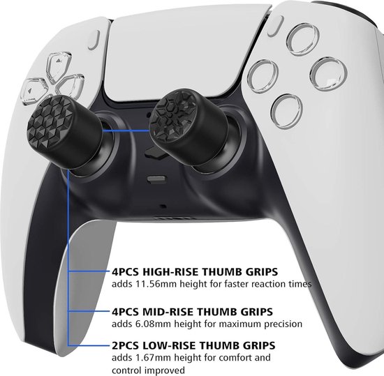 Stick Caps Duimgrepen voor PS5 PS4 Xbox Series One X S Switch Pro ...