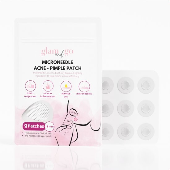 Glam and Go Microneedle Pimple Patch - Met naaldjes - Salicylzuur ...