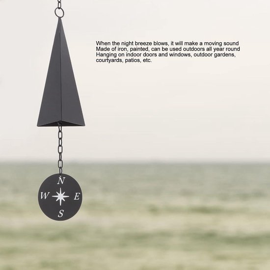 Memorial Windgong North Country Iron Triangle Wind Bell Chimes Met ...