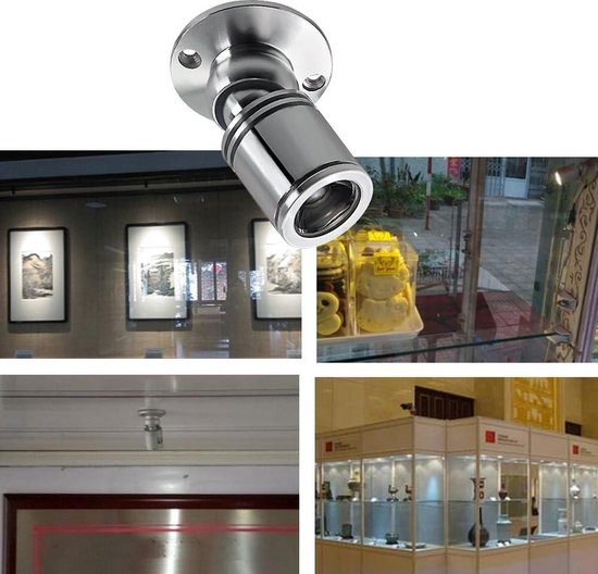 Mini-LED-inbouwspots 4 stuks warmwit aluminium - inbouwspots voor ...