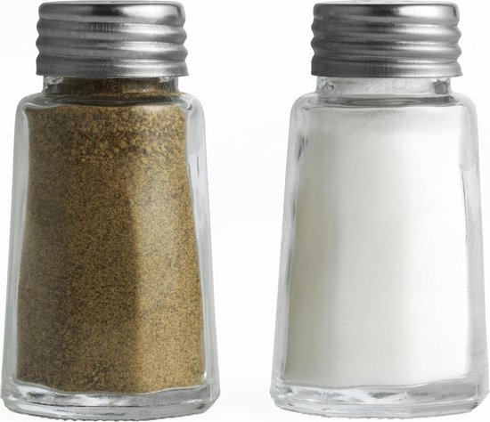 Peper- en Zoutstel - Dubbele set klassieke zout- en pepermolens | bol