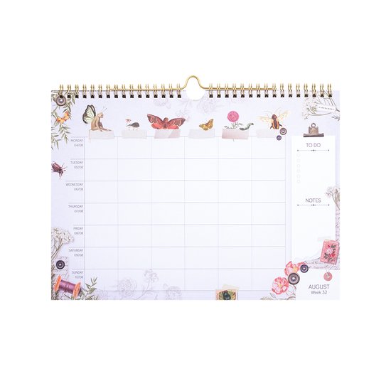 Pimpelmees family planner 2025 Wonderland Caterbird Apricot | bol