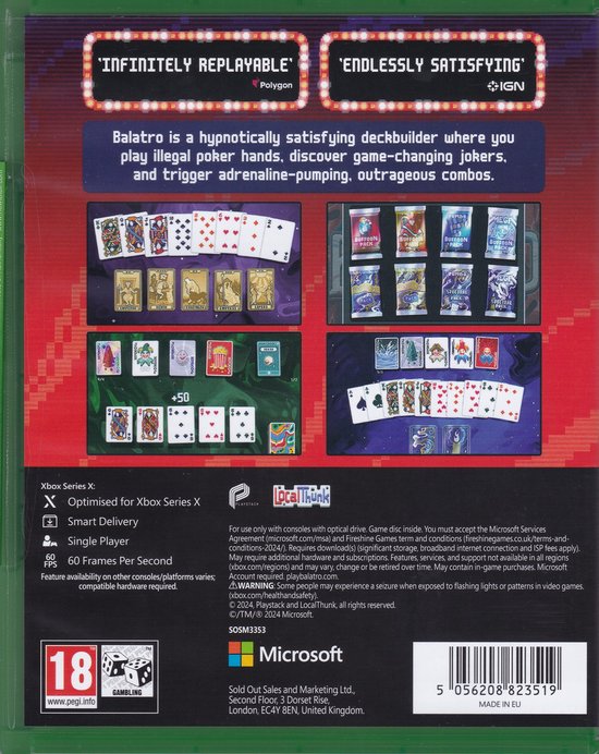 Balatro - Special Edition (Xbox Series One/Xbox Series X) | Jeux | bol