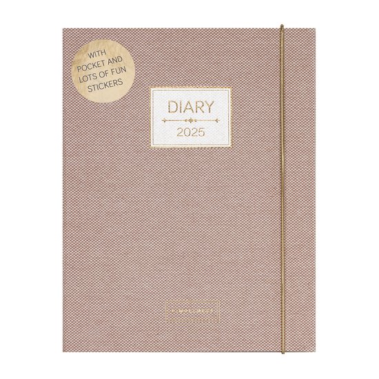 Pimpelmees diary Luxe edition linnen 2025 Mono Warm nude | bol