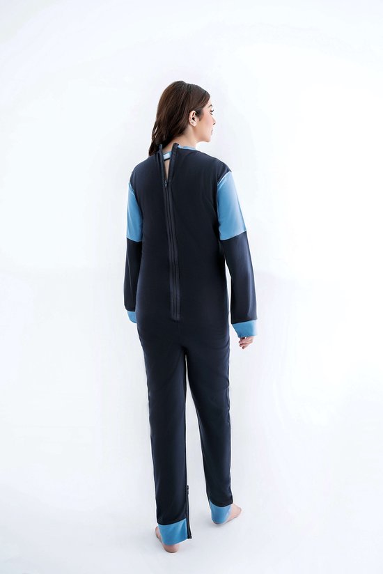 Hansop pyjama | Rugrits | Nachthemd | Lange mouwen | Plukpak | Maat S | bol