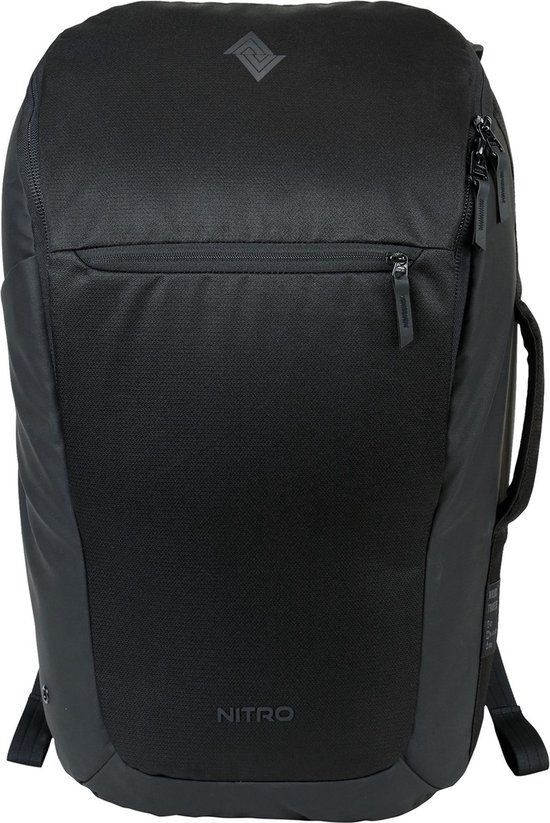 NITRO Laptop rugzak Rugzak met laptopvak Nikuro Traveller 32L Black Out ...