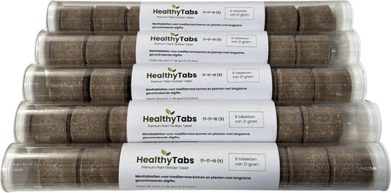 Voordeelpakket 5 rol Healthy tabs voedingstabletten/mesttabletten voor ...