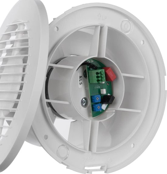 Badkamer Ventilator met Timer en Vochtsensor - Stille Afzuigventilator ...